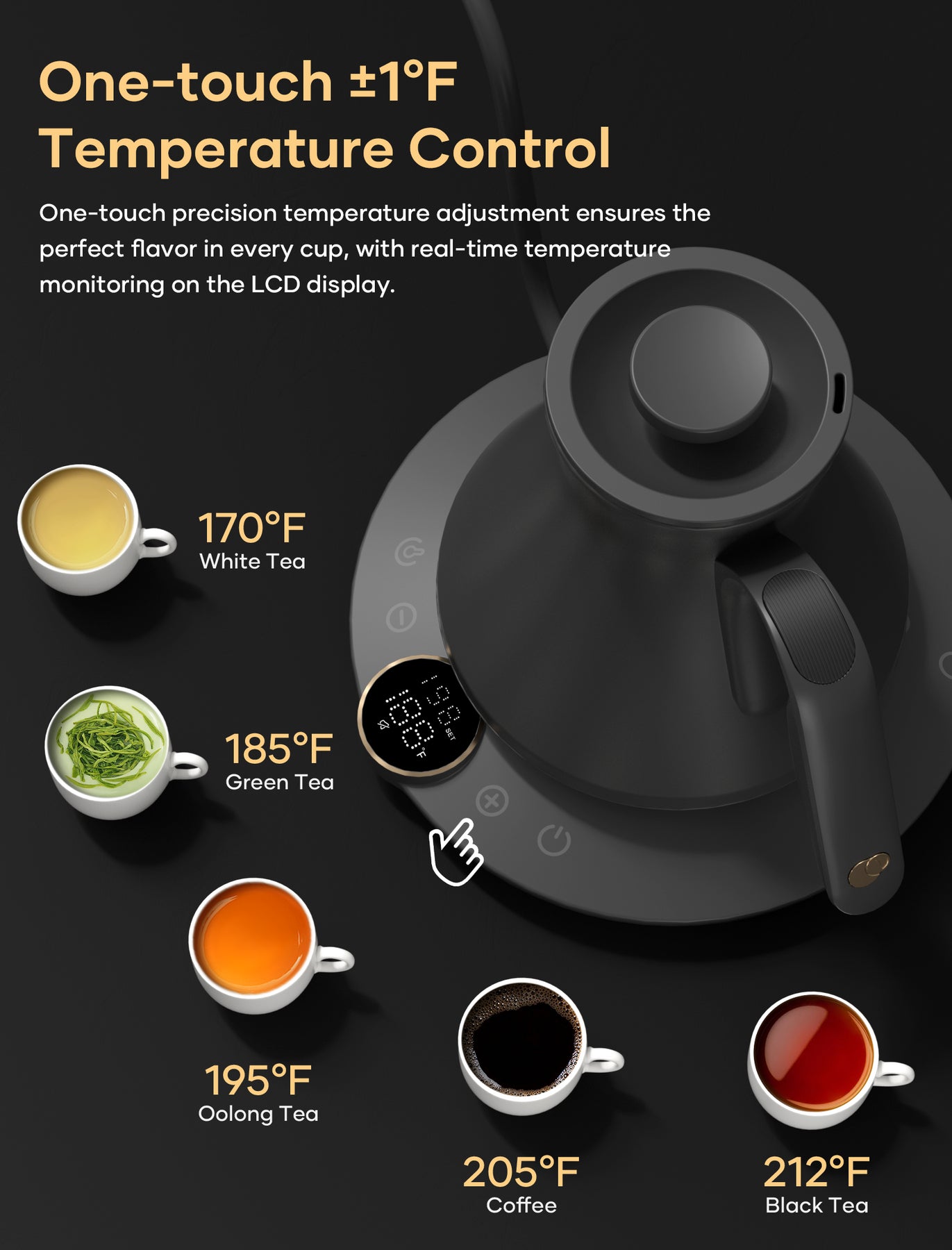 Cocinare FLOW B9 Barista Gooseneck Kettle